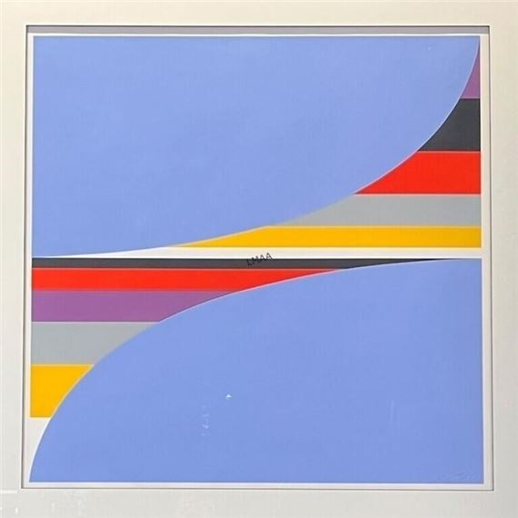 Herbert Bayer | 2 COLORS FROM CURVED PROGRESSIONS | MutualArt