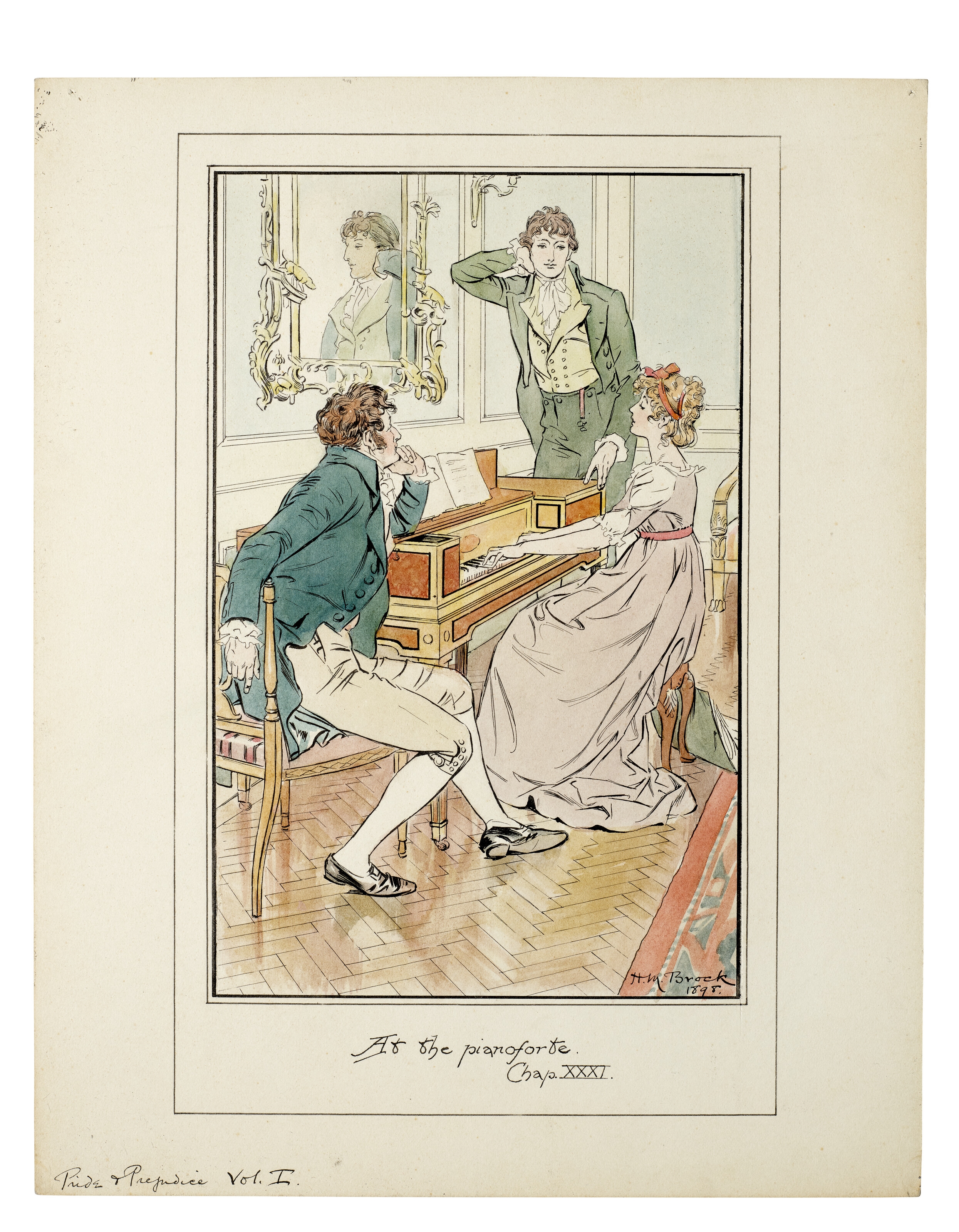 Charles Edmund Brock | Original illustrations for Jane Austen's Novels ...