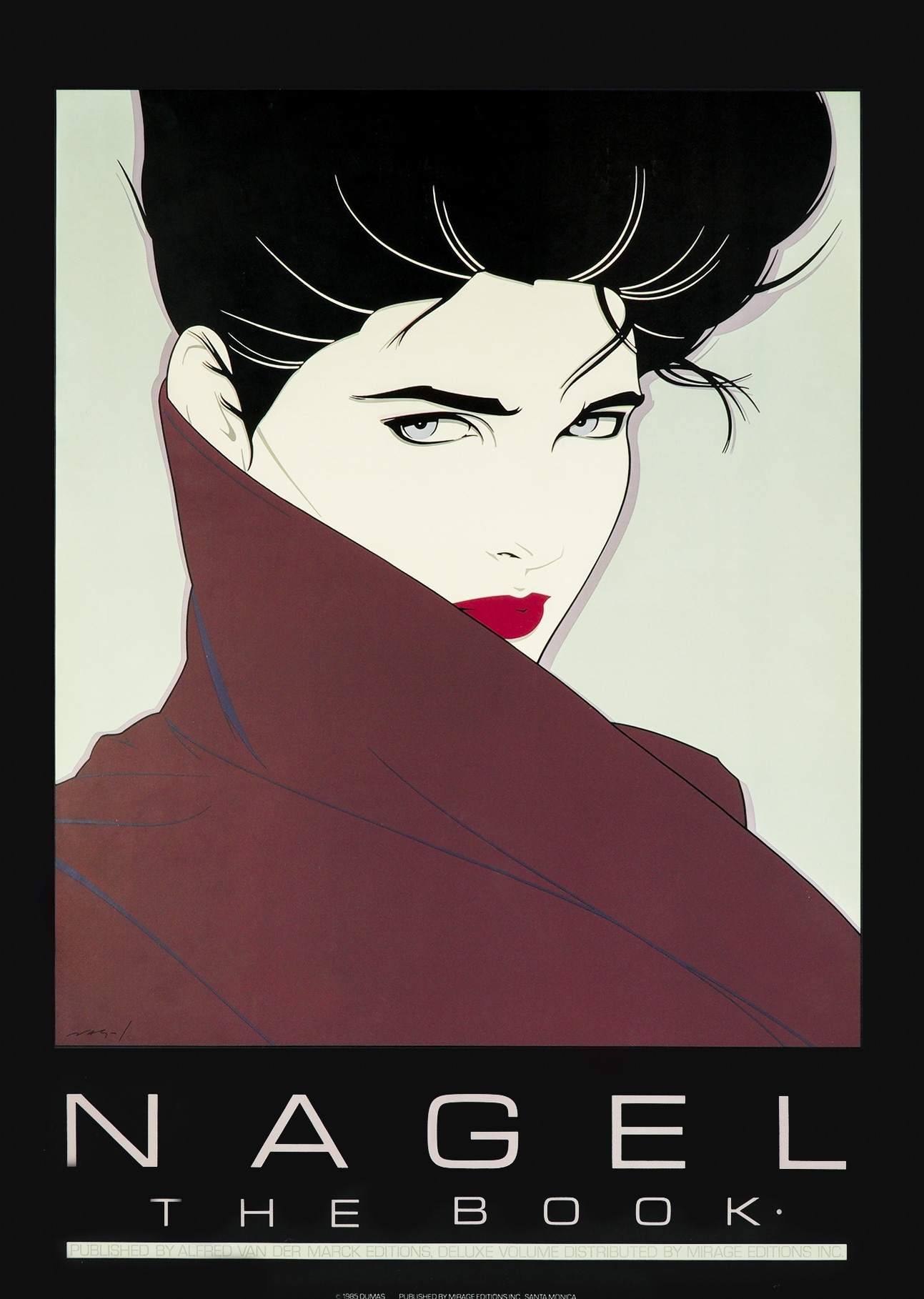 Patrick Nagel | Patrick Nagel Original Poster The Book by Alfred van ...
