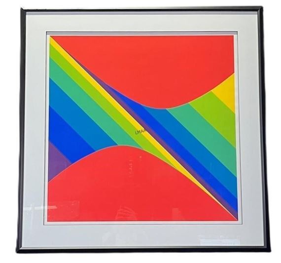 Herbert Bayer | 2 COLORS FROM CURVED PROGRESSIONS | MutualArt