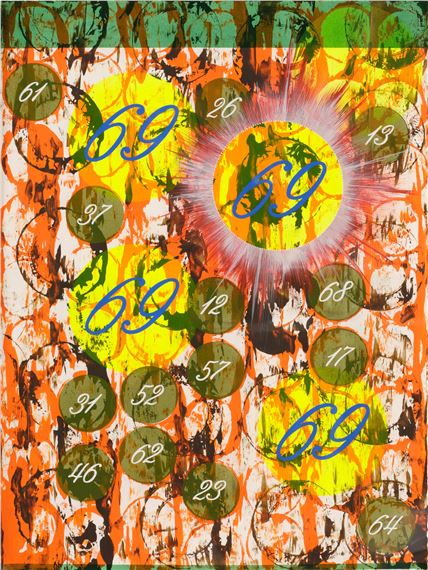 Lari Pittman | Counting Until One’s True Love Appears (1990) | MutualArt