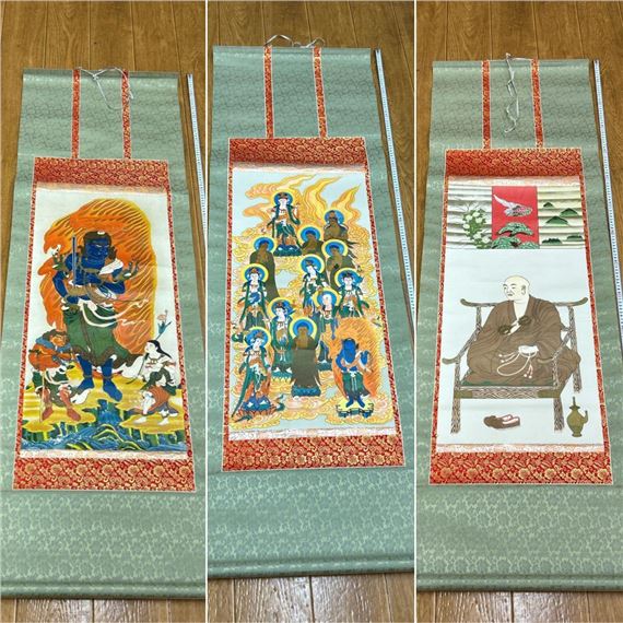 Kobo Taishi | The Shingon Trilogy of Buddhist Paintings | MutualArt