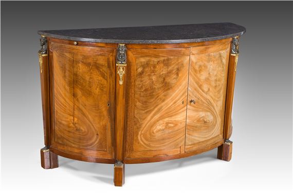 Jean-Joseph Chapuis | Topped demi-lune Empire sideboard | MutualArt