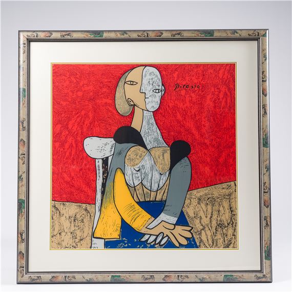 Pablo Picasso | Femme assise | MutualArt