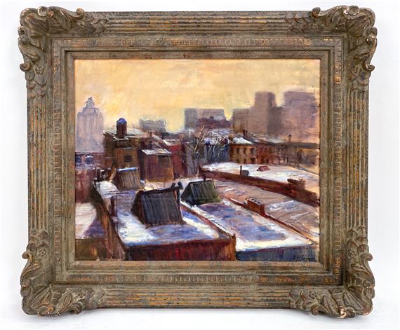 Anthony Springer | Greenwich Village Rooftops | MutualArt