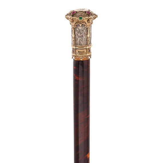Francois-Desire Froment-Meurice | A FRENCH GARNET AND EMERALD INSET ...