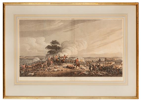 Robert Bowyer | View from Mont St. Jean of The Battle of Waterloo (1816 ...