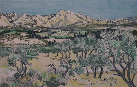 Yves Brayer | Paysage provençal | MutualArt