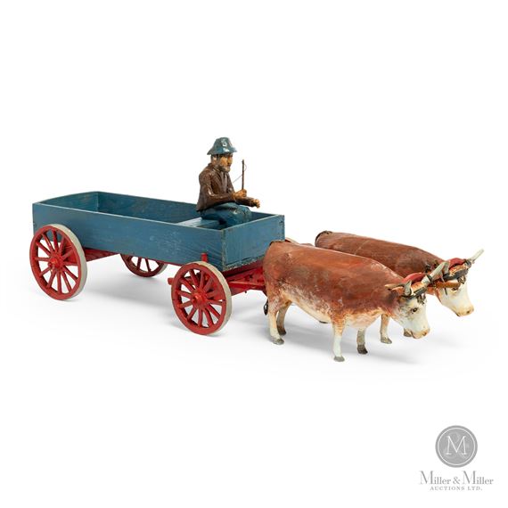Ralph Boutilier | Oxen cart with Farmer (1970) | MutualArt