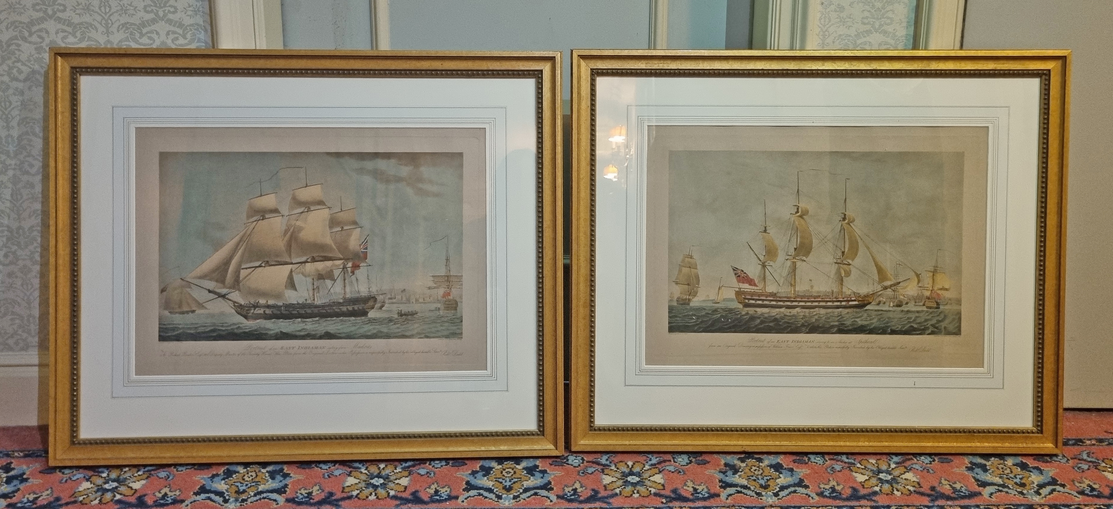 Robert Dodd | Portrait of an East Indiaman sailing from Madras and ...