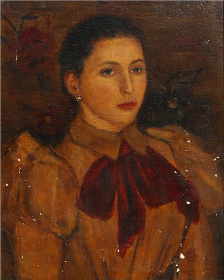 Vincent DaCosta Smith | Portrait of Bertha Kreis Horowitz Around Age 15 ...