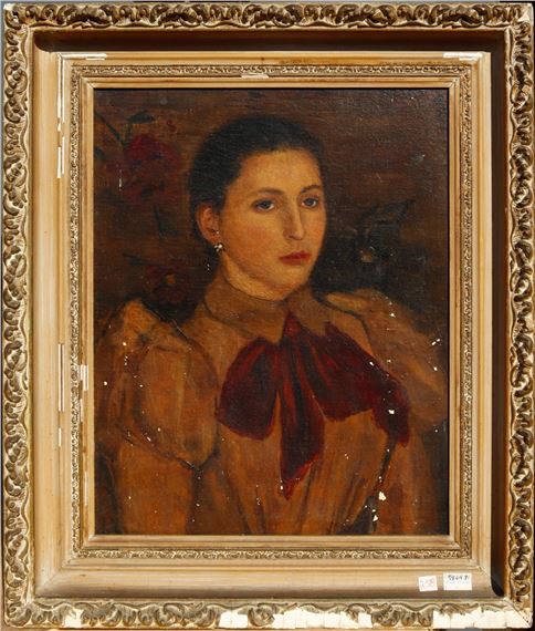 Vincent DaCosta Smith | Portrait of Bertha Kreis Horowitz Around Age 15 ...