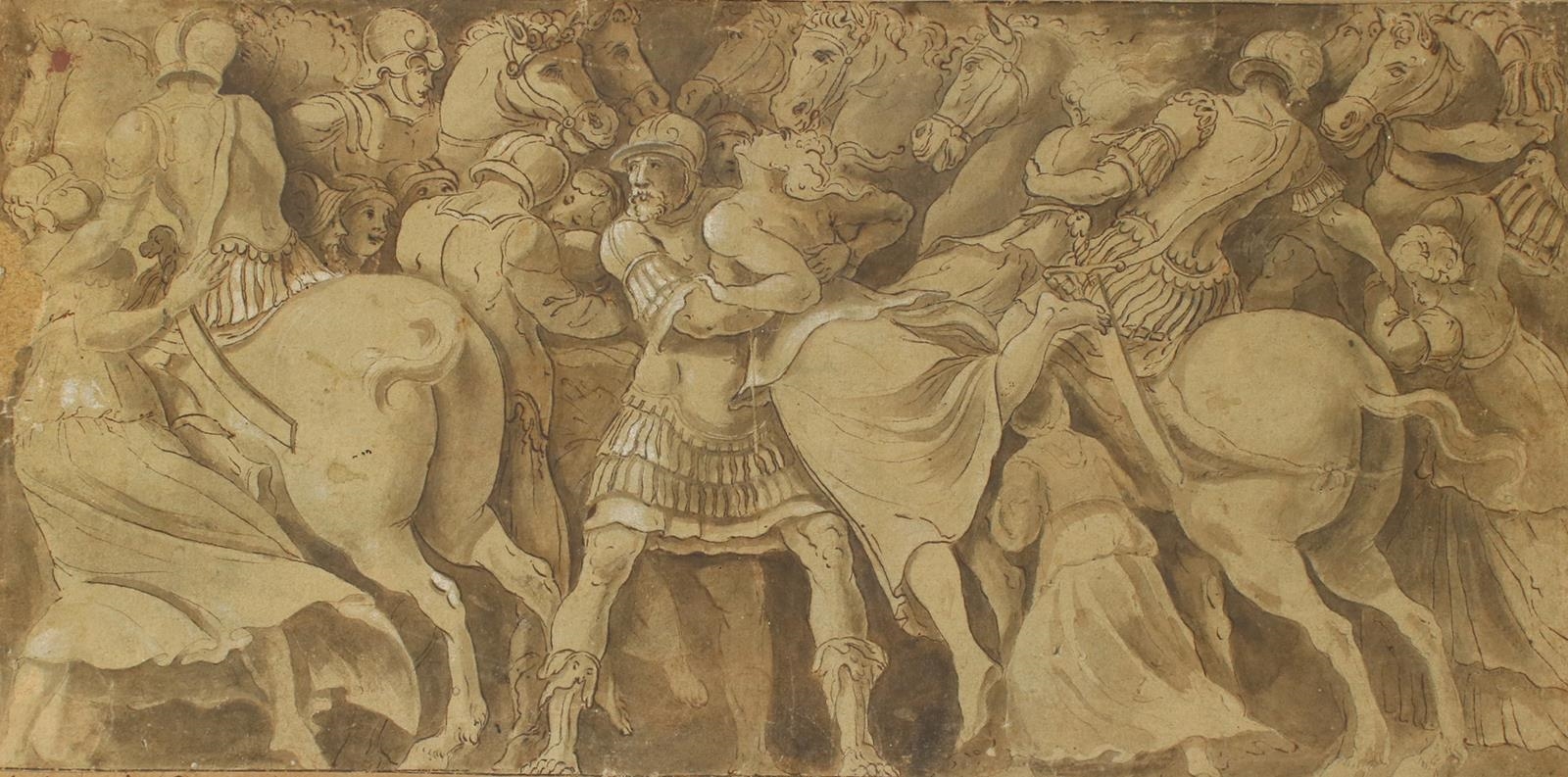 Polidoro da Caravaggio | Raub der Sabinerinnen (1600) | MutualArt