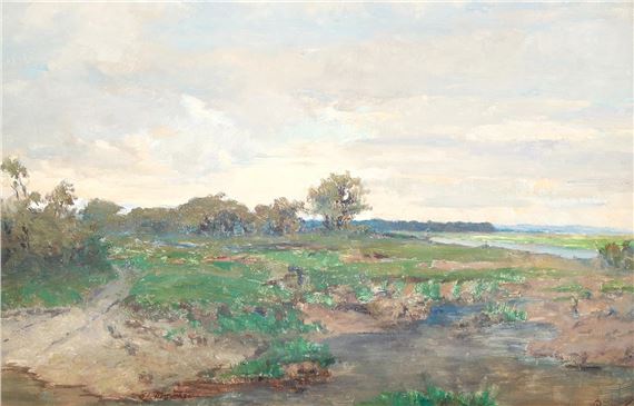 Philipp Helmer | Oberbayerische Moorlandschaft (1875) | MutualArt