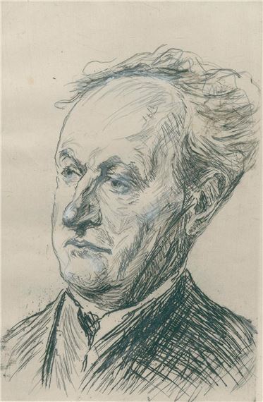 Max Liebermann | Portrait Gerhard Hauptmann | MutualArt