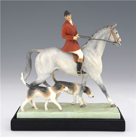 Doris Lindner | Huntsman and Hounds (1958) | MutualArt