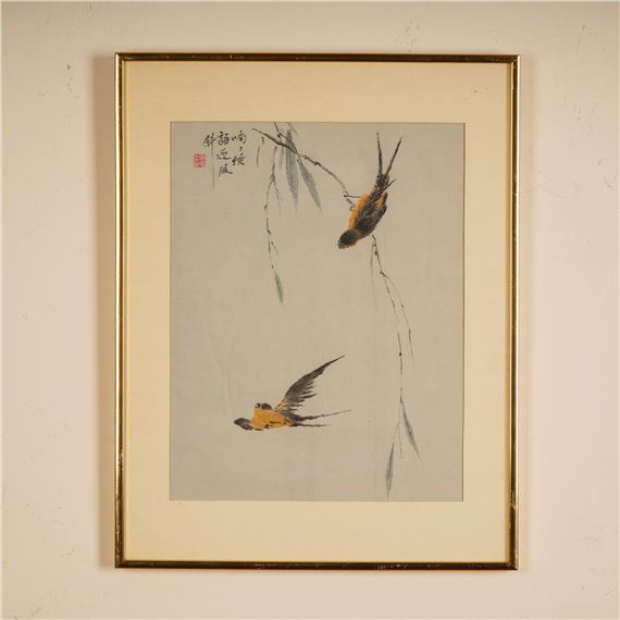 Hua Yan | Swallows in Flight (1980) | MutualArt