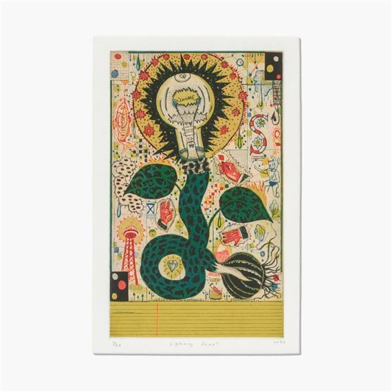 Tony Fitzpatrick | LIGHTNING PLANT (1996) | MutualArt