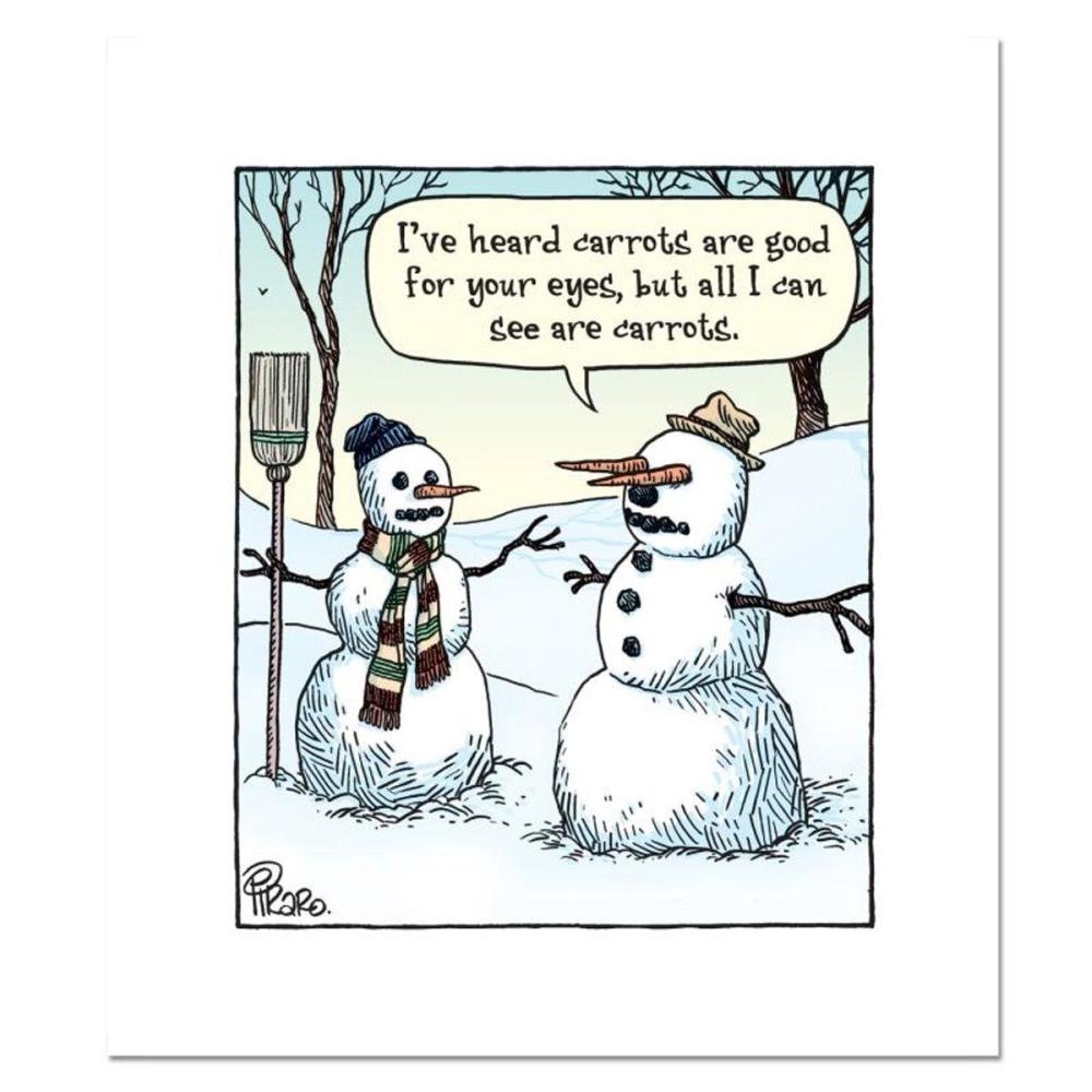 Dan Piraro | Snowman Carrot | MutualArt