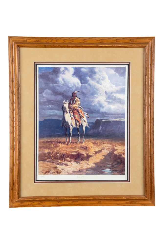 Olaf Wieghorst | Cheyenne Warrior | MutualArt