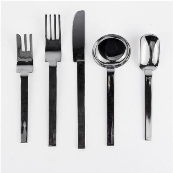 Russel Wright | MMA Silver Plate Flatware 5-PC (Circa 1933) | MutualArt