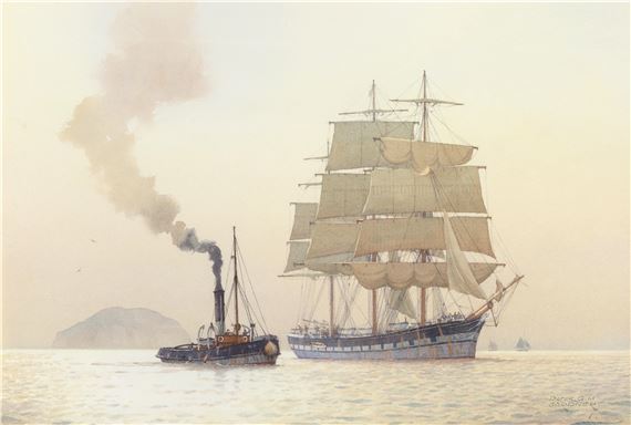 Derek Gardner | 'TheLinlithgowshireoff Ailsa Craig' (1981) | MutualArt