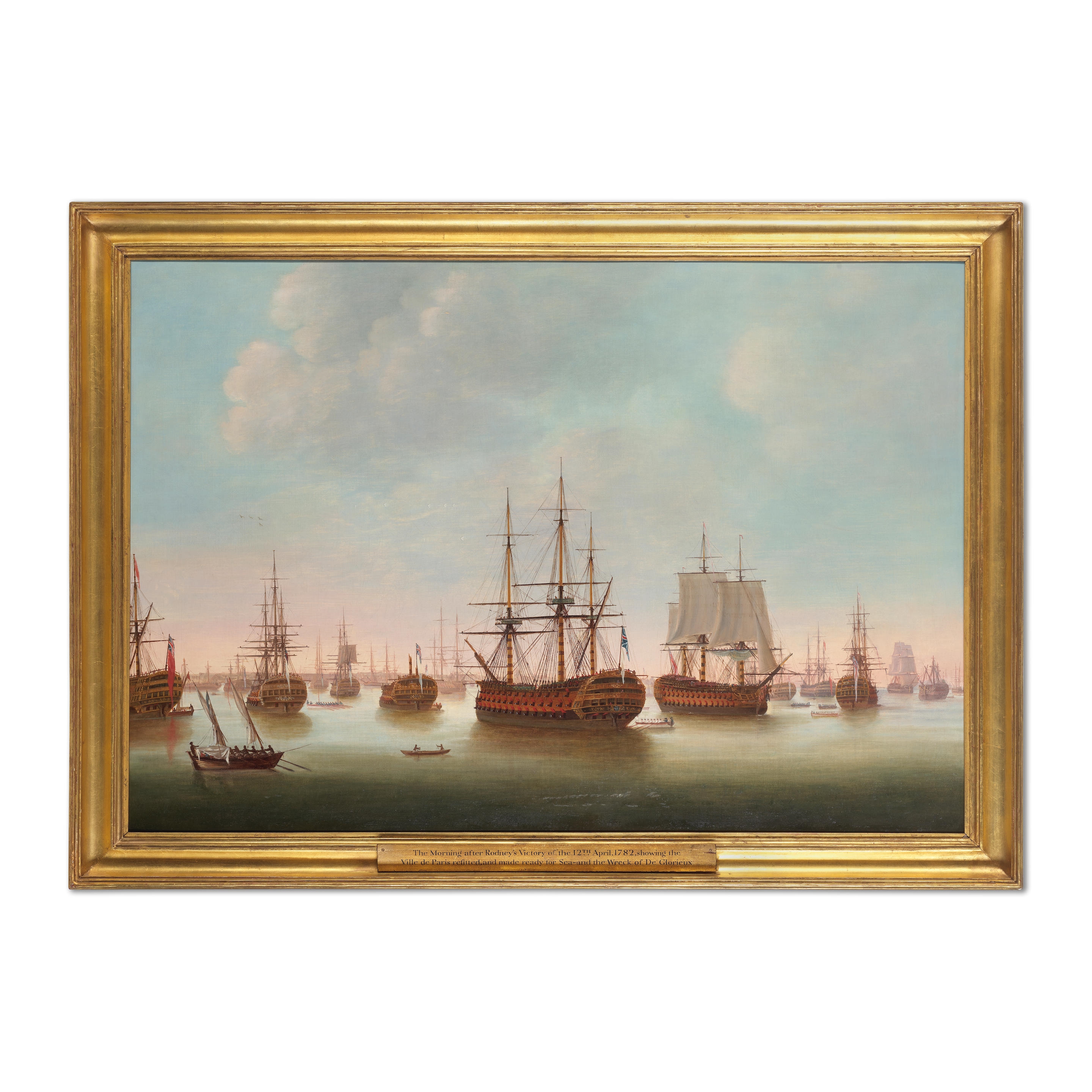 Captain William Elliott | Lord Rodney's fleet and his French prizes ...