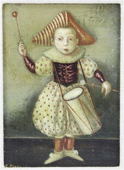 Alexander Parkhomenko | Boy with drum (1996) | MutualArt