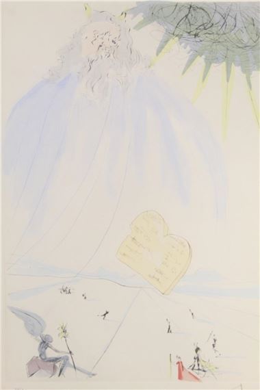 Dalí Salvador | Moses Signed Numbered Lithograph | Compare similar ...