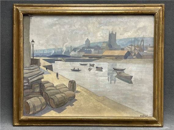 Louis Robert Antral | Fécamp, the quays | MutualArt