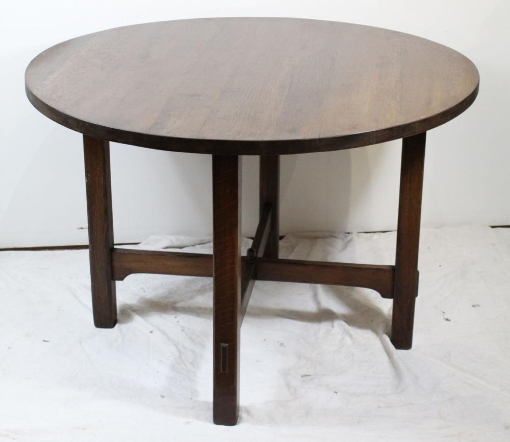 Gustav Stickley | ROUND TABLE | MutualArt