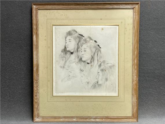 Paul César Helleu | The Lionesses (1895) | MutualArt