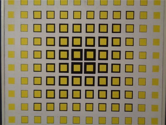 Mary Henry | Yellow Squares (1965) | MutualArt