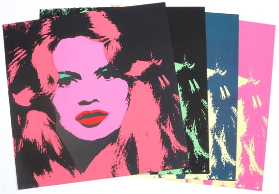 Andy Warhol | Brigitte Bardot 4-piece collection (1987) | MutualArt