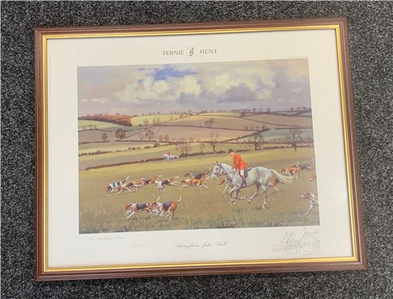 Neil Cawthorne | Signed framed hunting scene print by Neil Cawthorne ...