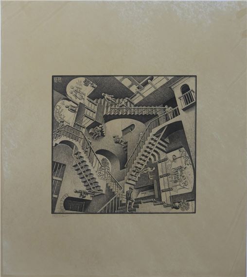 Maurits Cornelis Escher | Relativity | MutualArt
