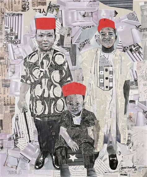 Dario Manjate | Three Figures (2022) | MutualArt