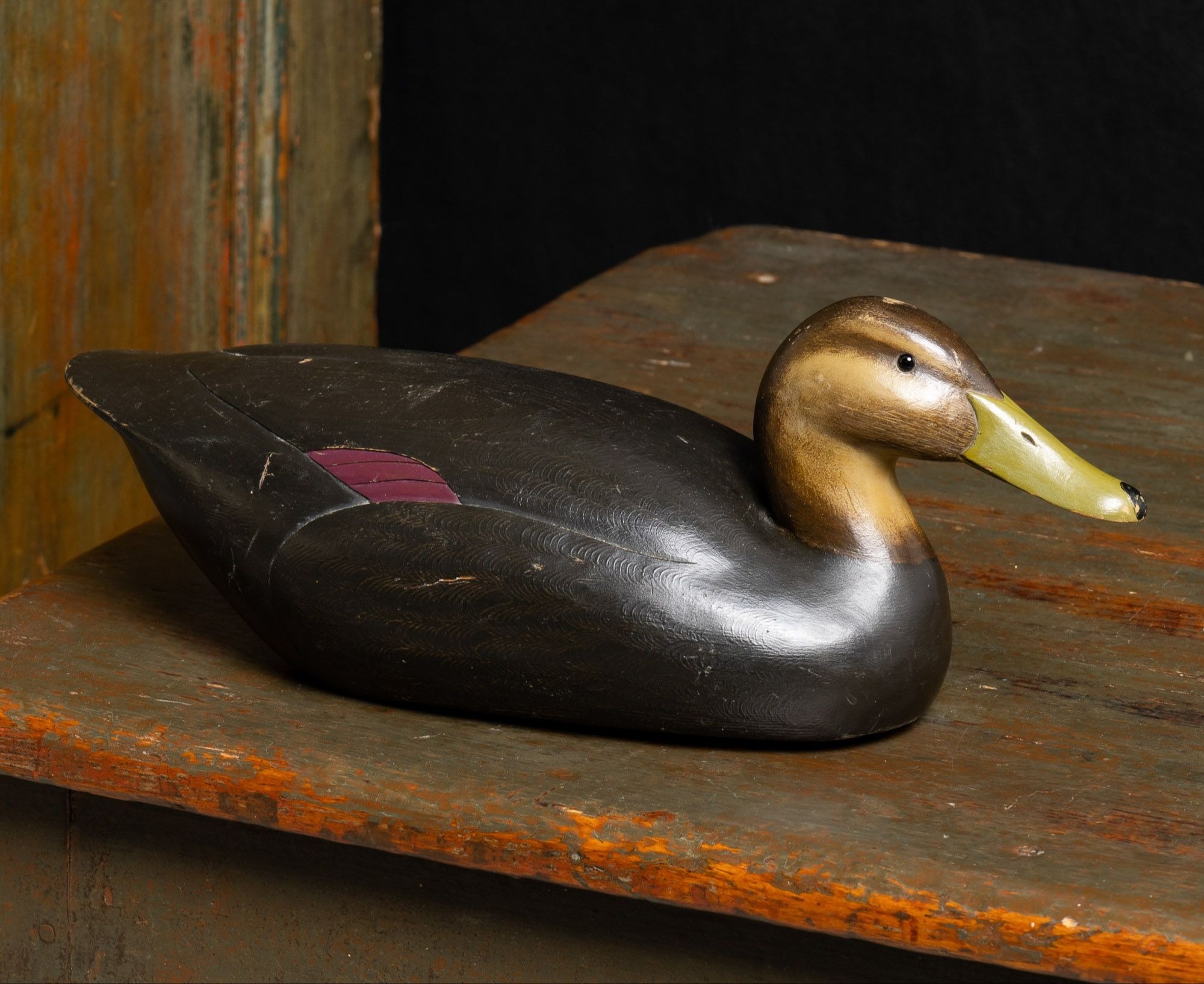 Wayne Shaddock | Black Duck Decoy (Late 20th Century) | MutualArt