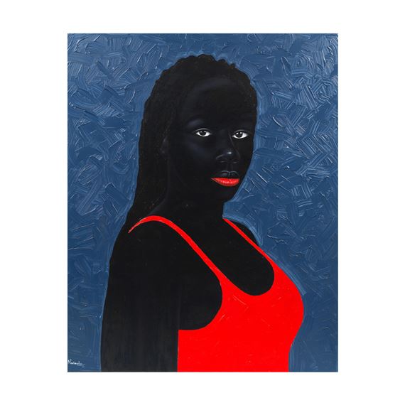 Nedia Were | Lady in Red (2021) | MutualArt