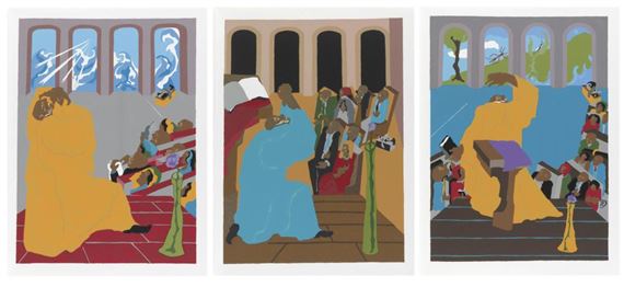 Jacob Lawrence | Genesis Portfolio (1989 - 1990) | MutualArt