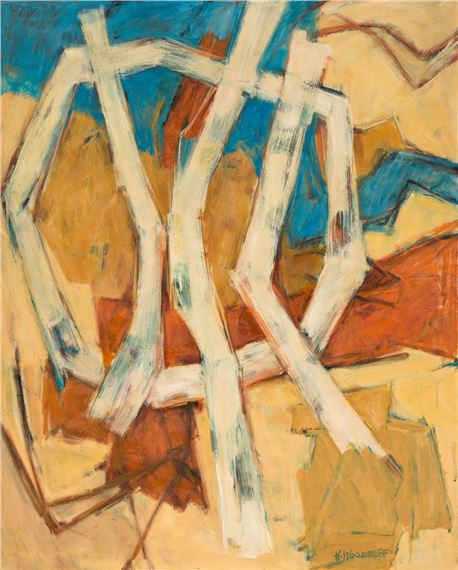 Hale Woodruff | Primeval Image (Circa 1970) | MutualArt