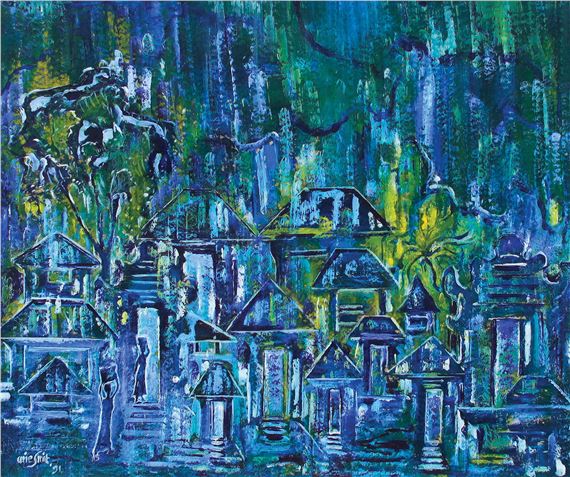 Arie Smit | Sehabis Hujan di Pura Dalem, Bangli (After the Rain in ...