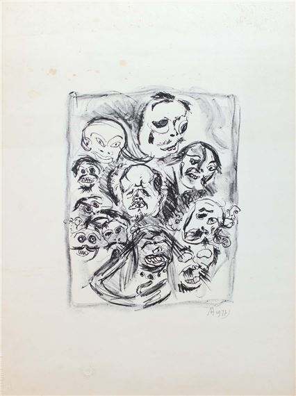 Affandi | The Mask (1977) | MutualArt