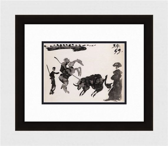 Pablo Picasso | The Bullfight (1961) | MutualArt