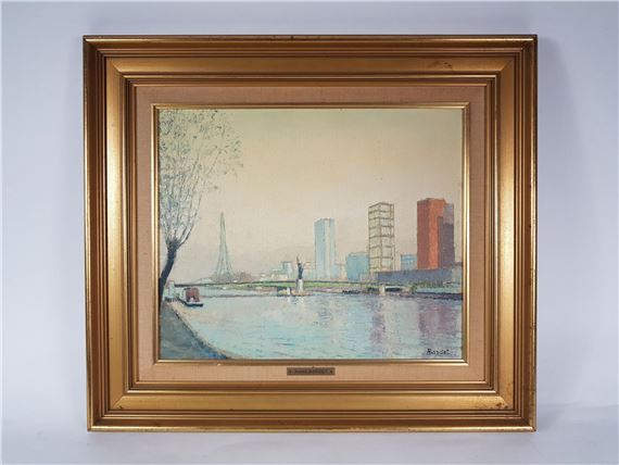 Andre Bardet | La Seine, quai de Beaugrenelle | MutualArt