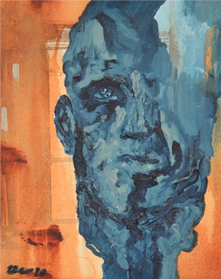 Eric Sher | Abstract Face IV, '20 (20) | MutualArt
