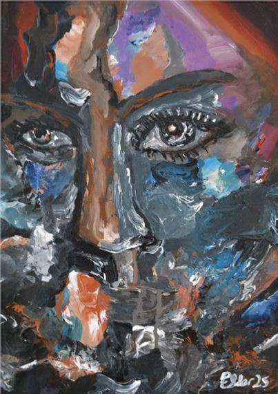 Eric Sher | Abstract Face V, '25 (25) | MutualArt