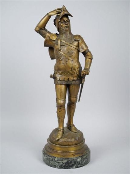 Jules Edmond Masson | Knight in armor | MutualArt