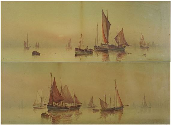 Garman Morris | Misty Sunrise and Hazy Morn | MutualArt