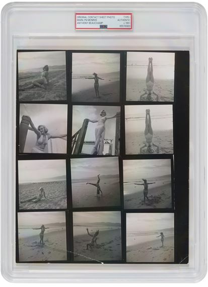 Anthony Beauchamp | Marilyn Monroe on the beach (Circa 1951) | MutualArt